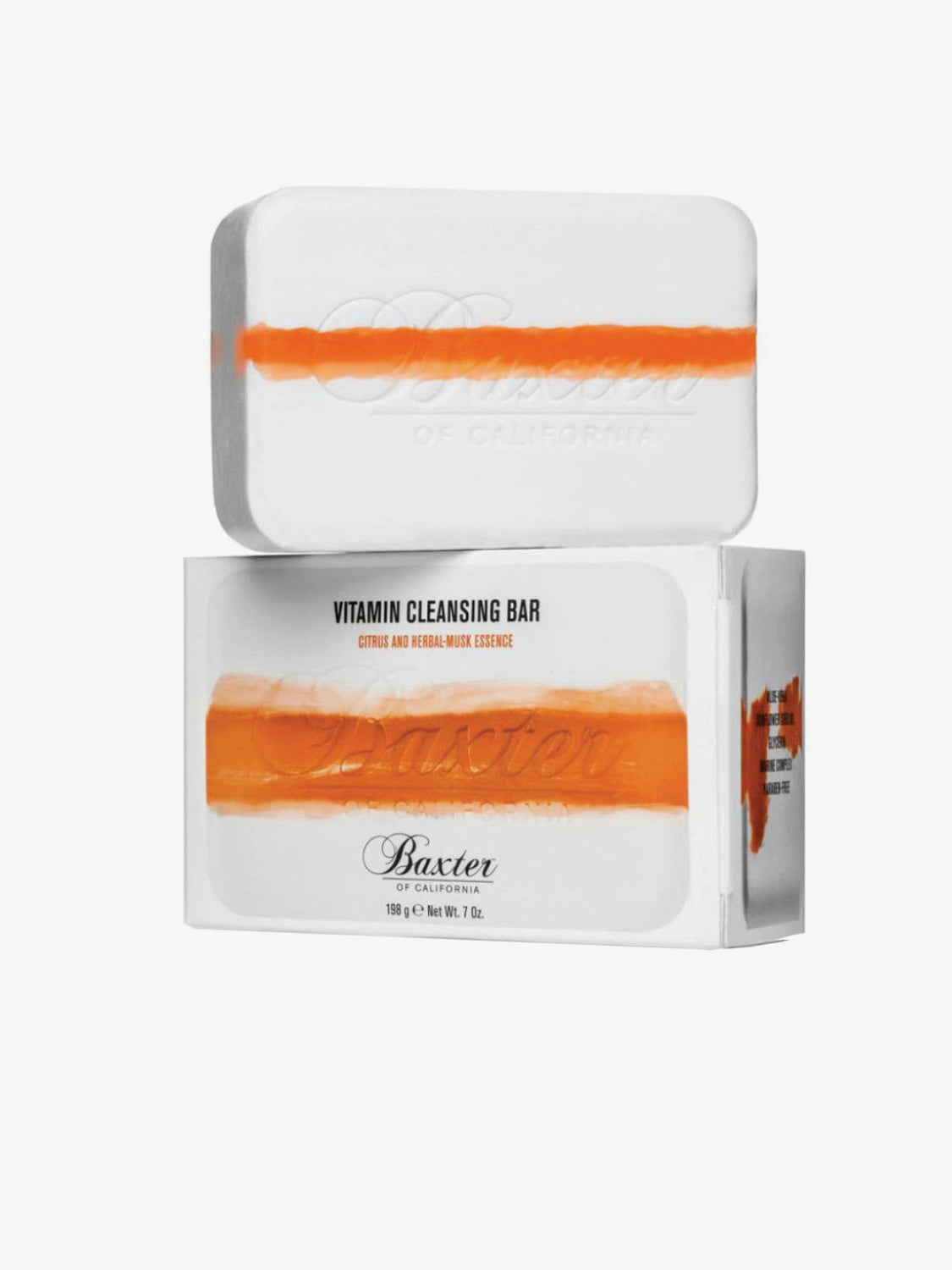 Baxter of California Vitamin Cleansing Bar Soap Citrus and Herbal Musk