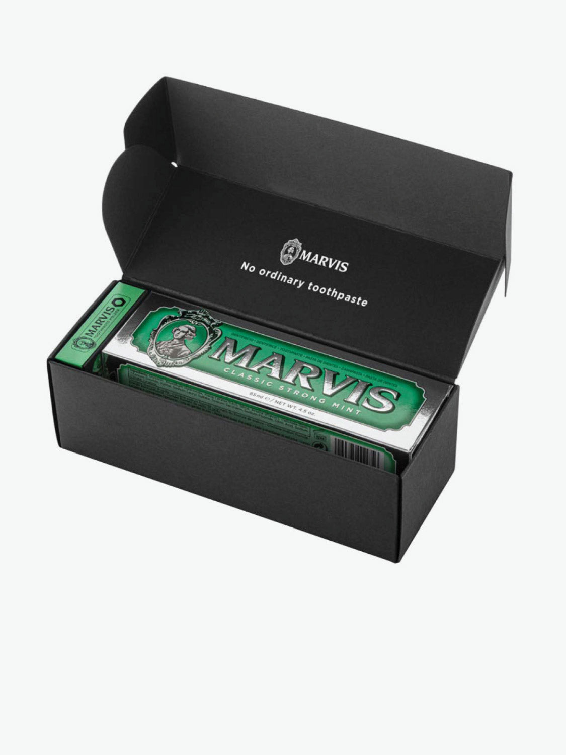 Marvis Classic Strong Mint Toothpaste + Toothpaste Holder