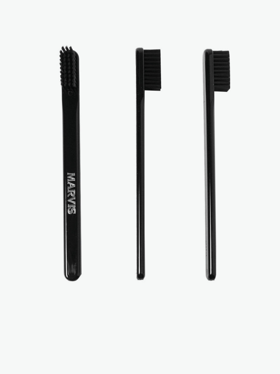 Marvis Medium-Bristle Black Toothbrush ( Set Of Three )